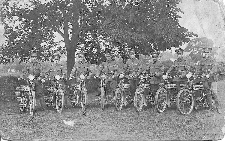 Army despatch riders - Sudbury Photo Archive